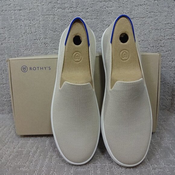 Rothy's | Shoes | Rothys The Sneaker Sand Ivory Textile Slip On Shoes ...